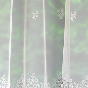 ANGEL' Premium Quality Embroidered French Net Lace Curtain Width 114 ...