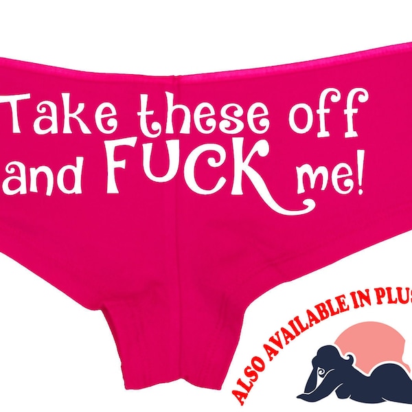 Funny Fuck Me Panties Etsy