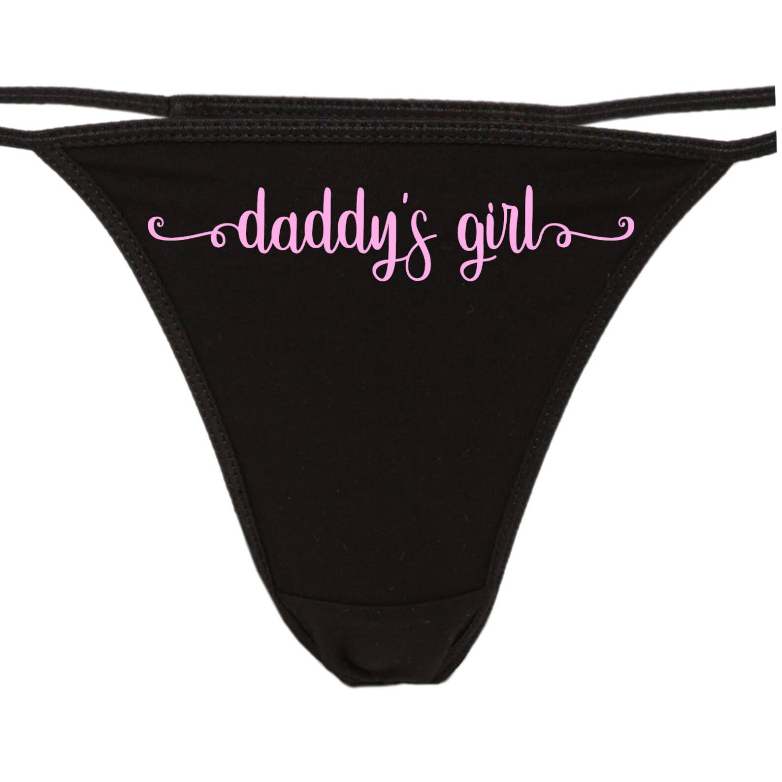 Daddys Girl Flirty Cgl Thong For Kitten Show Your Slutty Etsy
