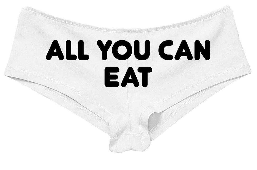All You Can Eat Flirty Hen Party Bachelorette Panty Game Shower T Aint Gonna Lick Iteslf Oral