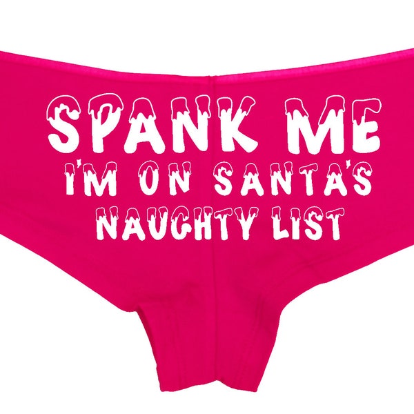 Slut Holiday Panties Etsy