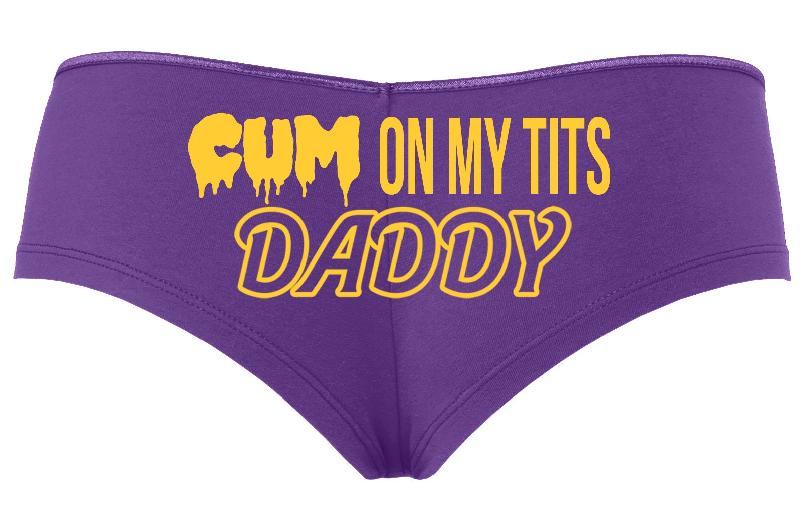 Knaughty Knickers Cum On My Tits Daddy Obedient Hotwife Slut Etsy