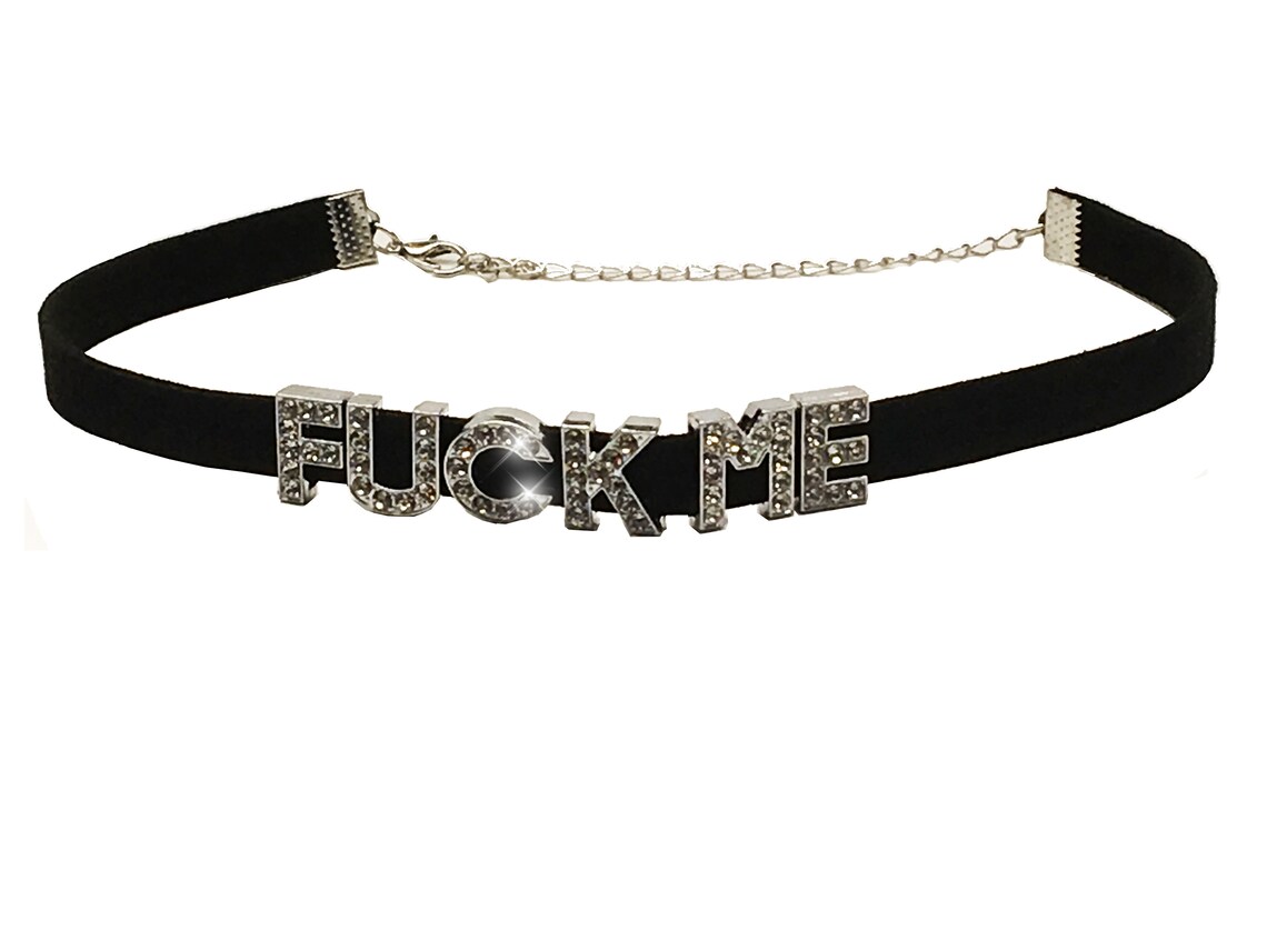 Fuck Me Sexy Choker Necklace For Your Hotwife Slut Owned Etsy Australia