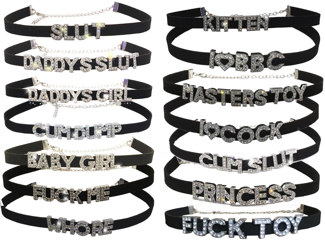 Daddys Fuck Toy Sexy Choker Necklace For Your Owned Hotwife Etsy