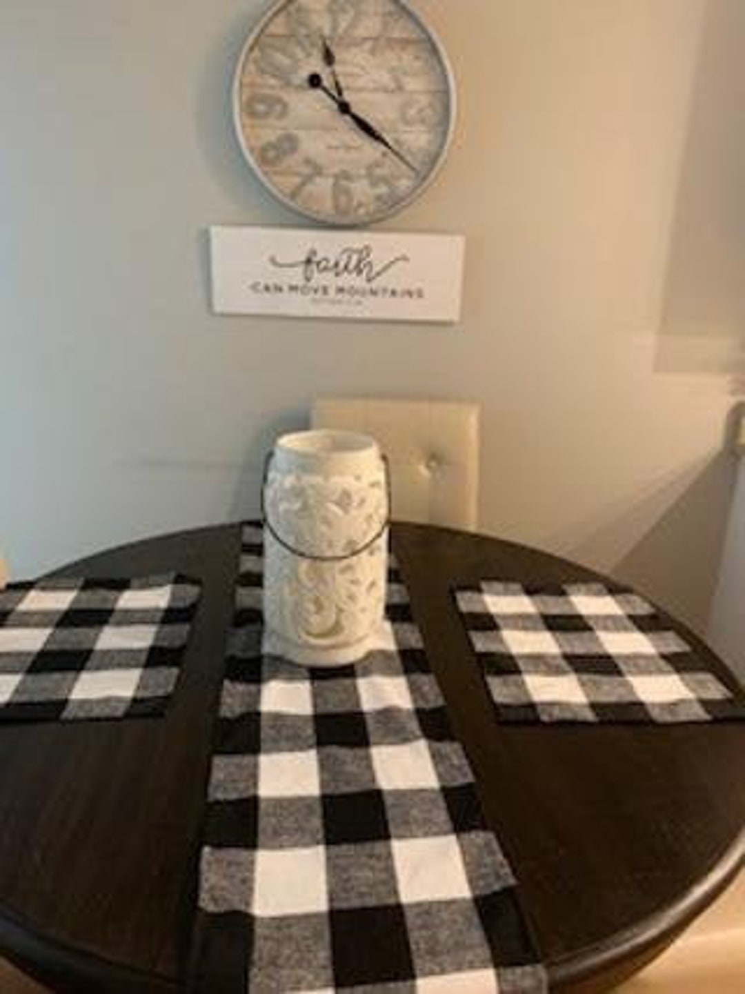 Farmhouse Buffalo Check Place Mats - Etsy
