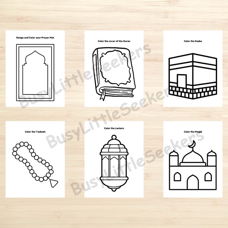 Muslim Islamic Busy Book | Ramadan L Kaaba Activities L Muslim ...