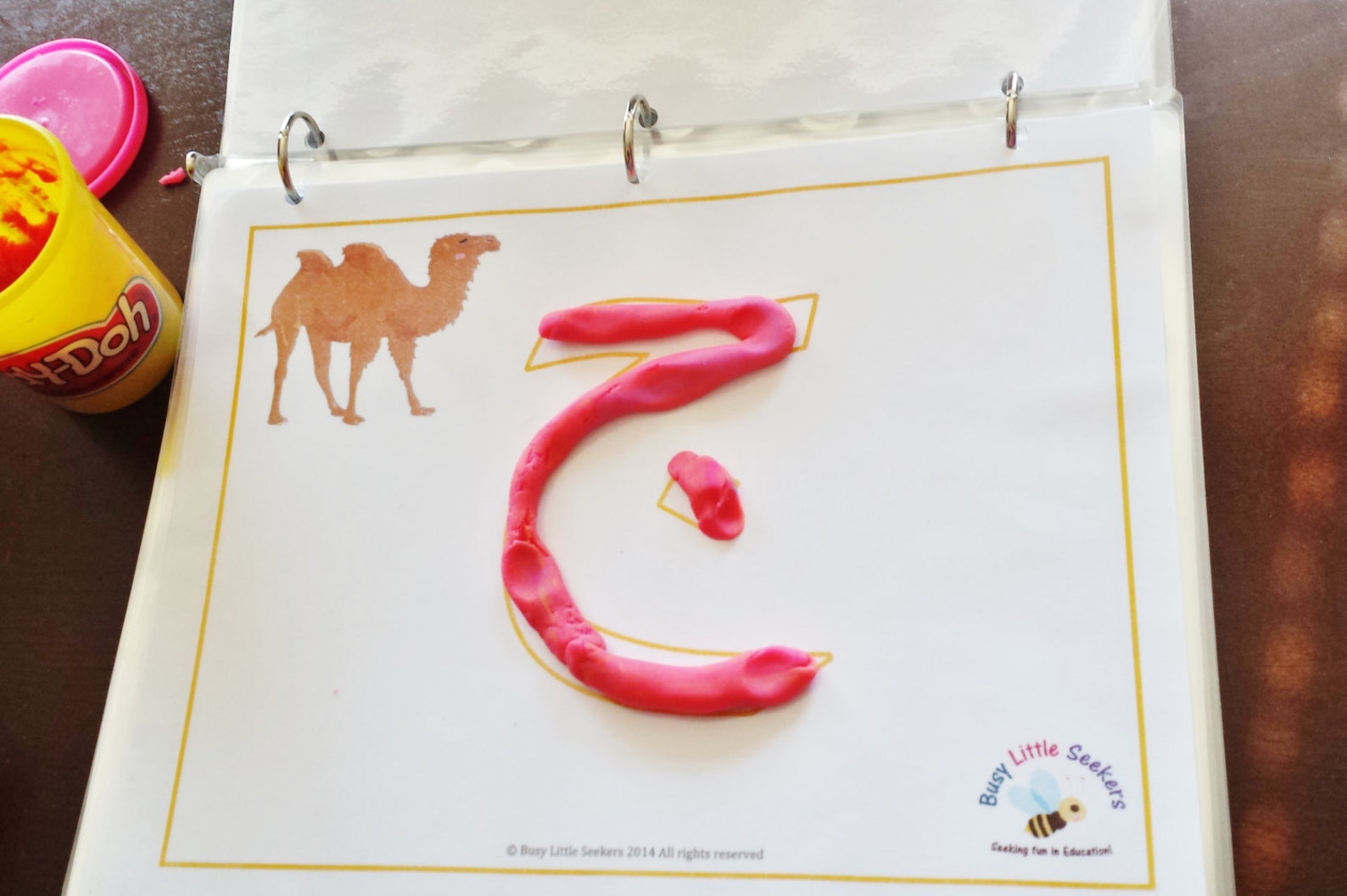 Instant Download 28 Pages of Fun Colorful Arabic Letter Playdough Mat ...