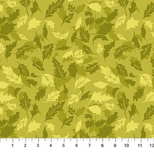 Green Leaf Fabric - Etsy