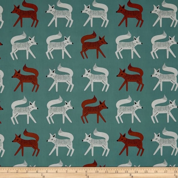 Fox Fabric - Etsy