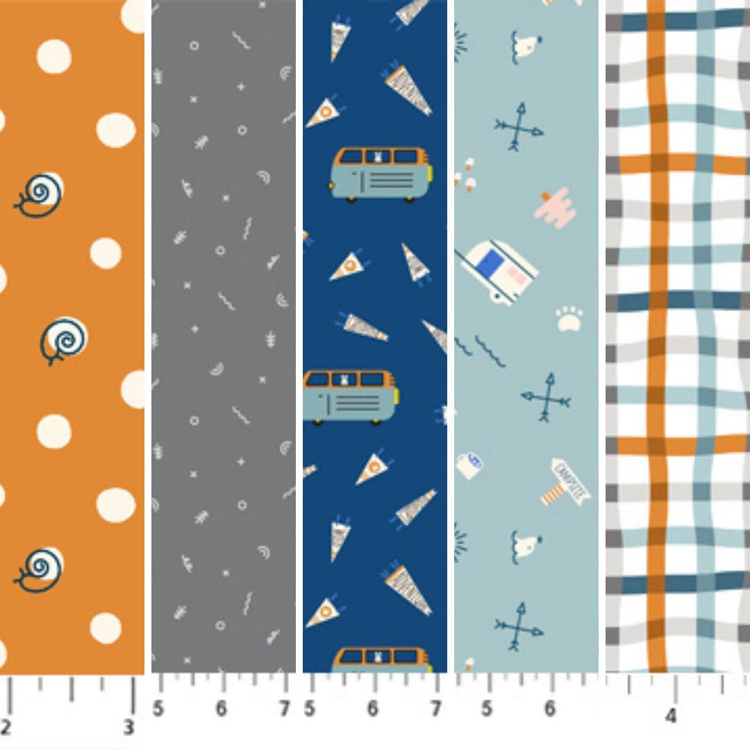 Around the Campfire Fabric Bundle Mini Fabric Bundle Camping Quilt ...