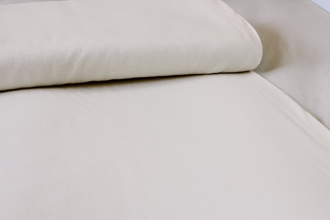 Cream Knit Fabric, Organic Knit, Birch Fabrics, Cream, Ivory, Off-white ...