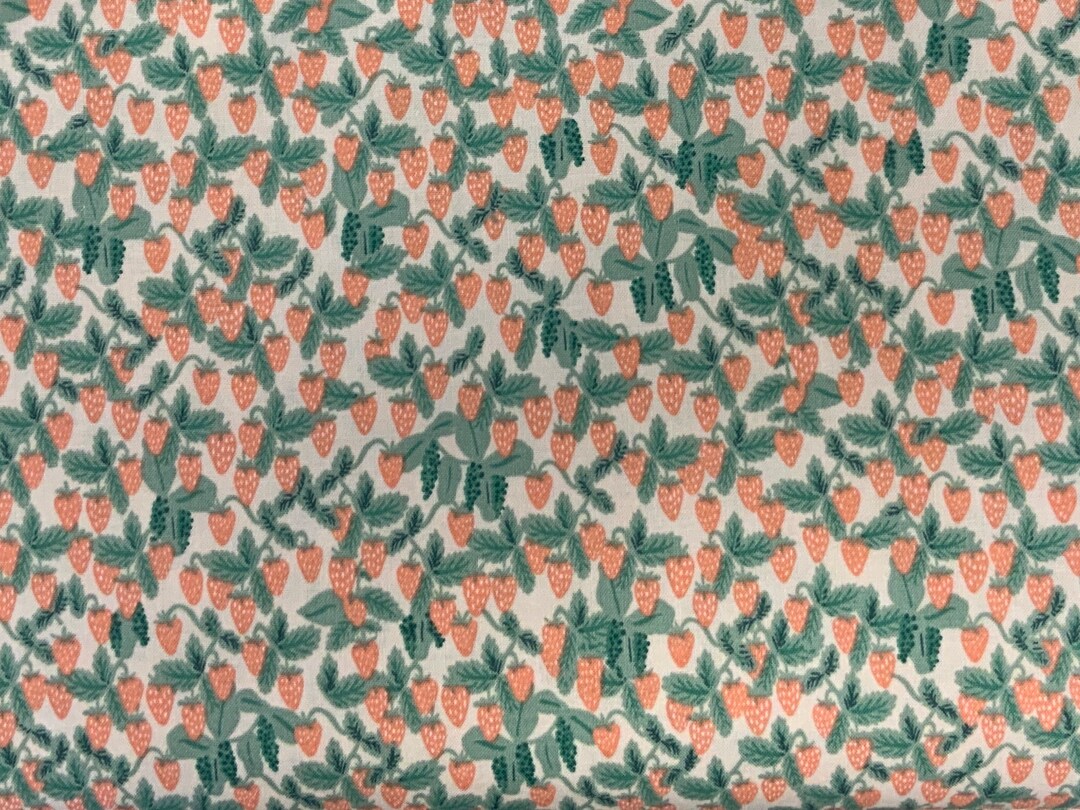 Primavera Curio Rifle Paper Co. Summer Strawberry RP306-BL2 - Etsy
