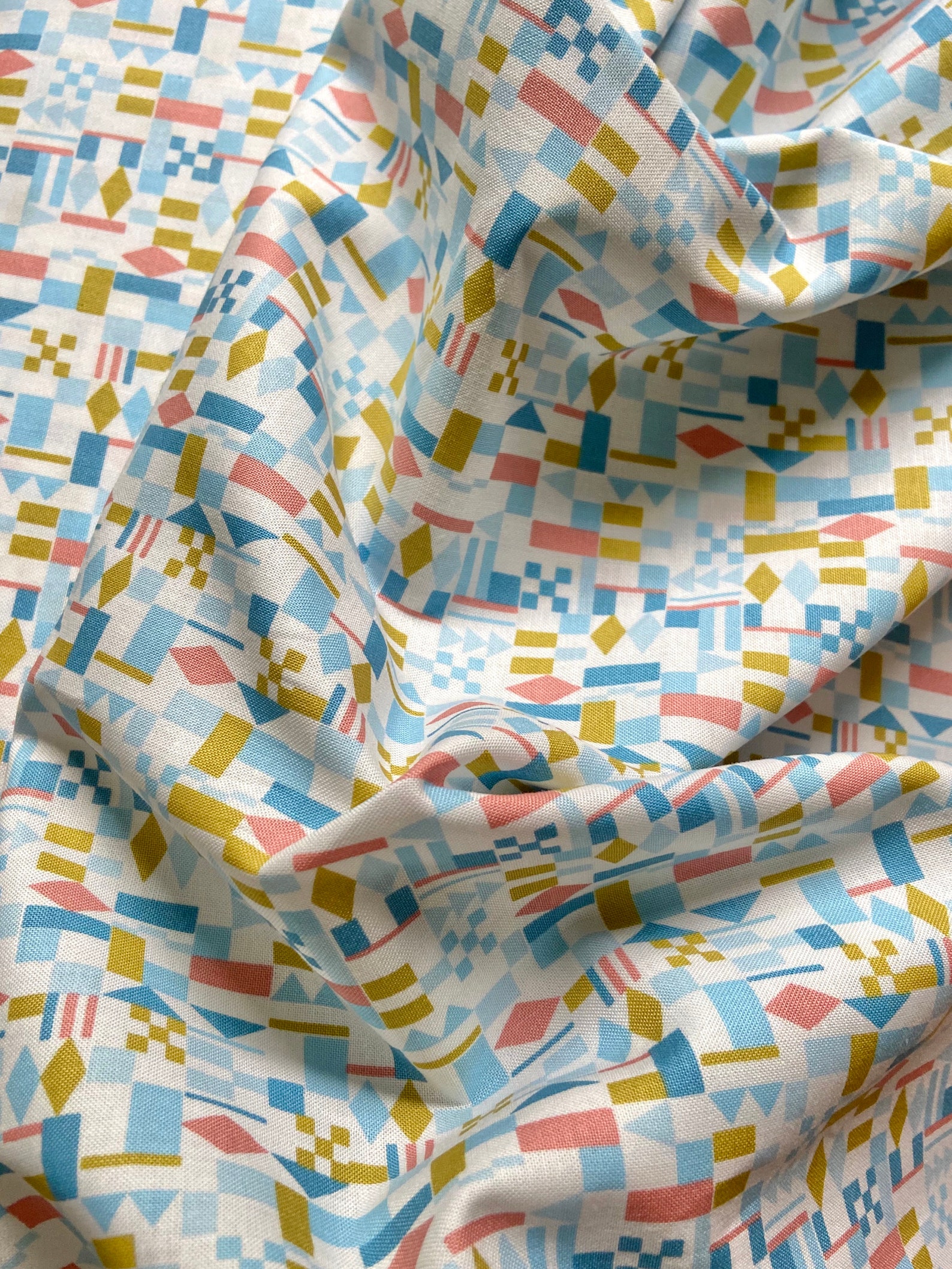 Spring Geometric FIGO Fabrics 90043-42 FIGO Fabrics Quilting - Etsy