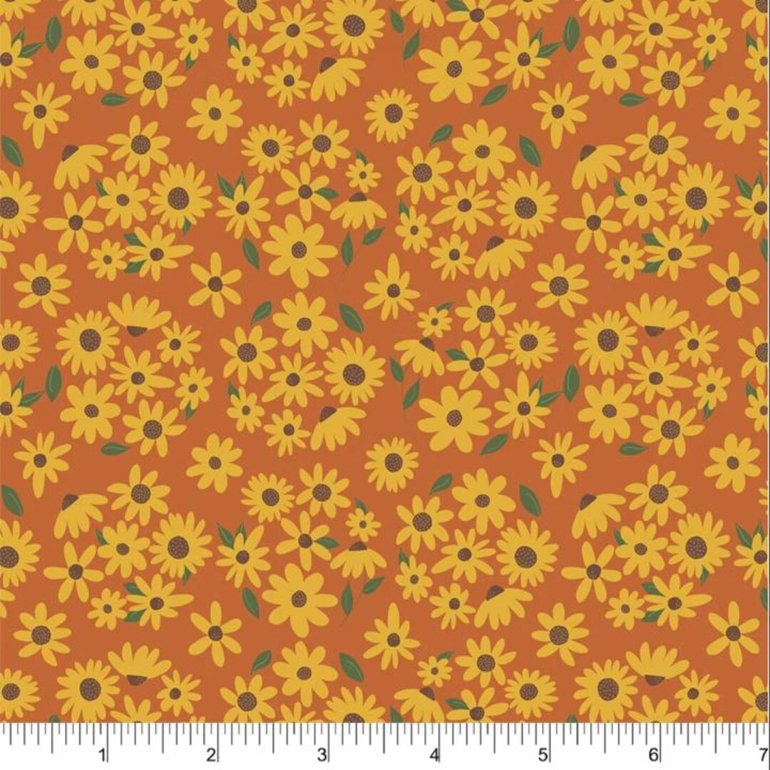 Everyday Grateful PH0246 Dizzy Daisies Fabric Fall Quilting Fall ...