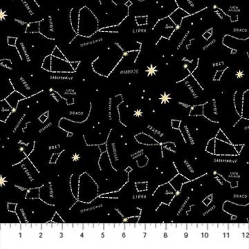 Constellation Fabric - Etsy
