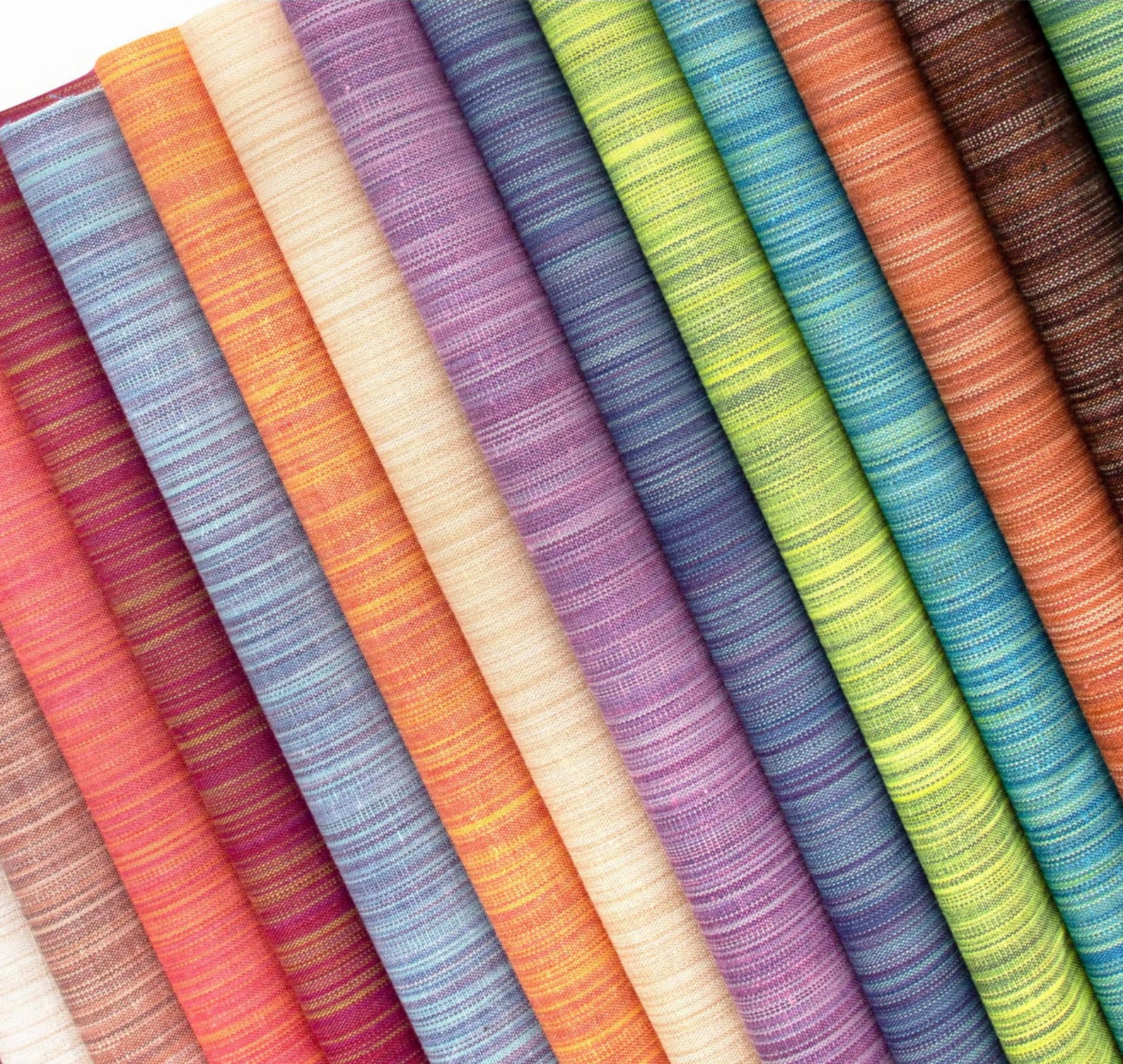 Space Dye Woven Fabric Bundle: 16 Colors - FIGO FABRICS - Etsy