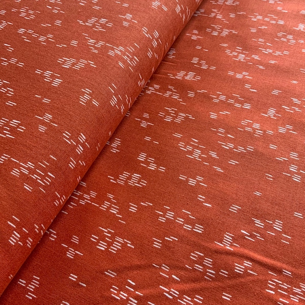 Linen Rust Fabric - Etsy