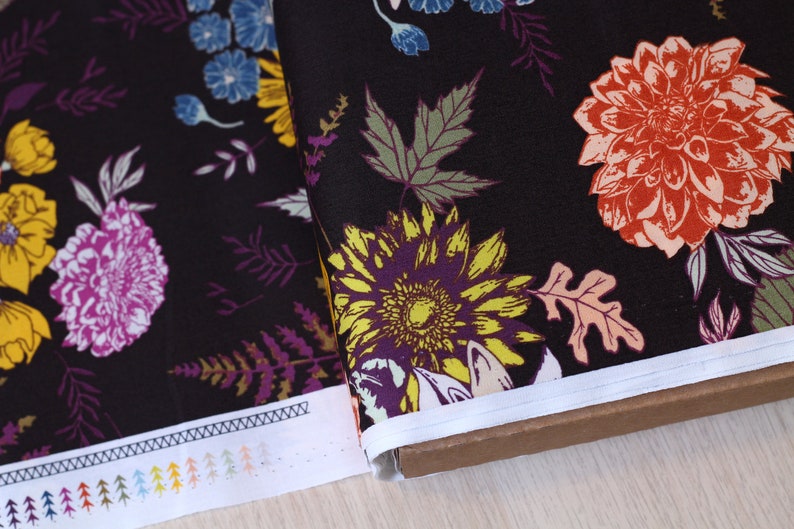 Floral Glow Cocoa fabric AGF ATV-87200 Fall Fabric Fall | Etsy