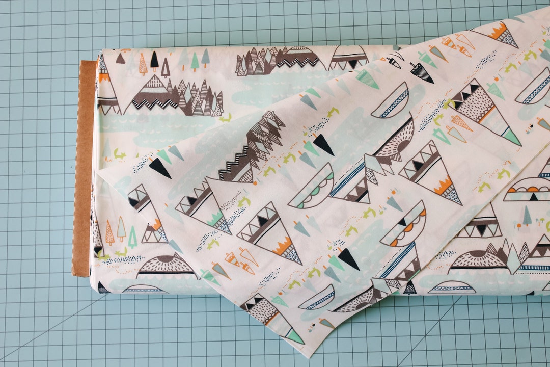 Forest Adventure Fabric, North West Fabric, Mountain Fabric, Nature ...