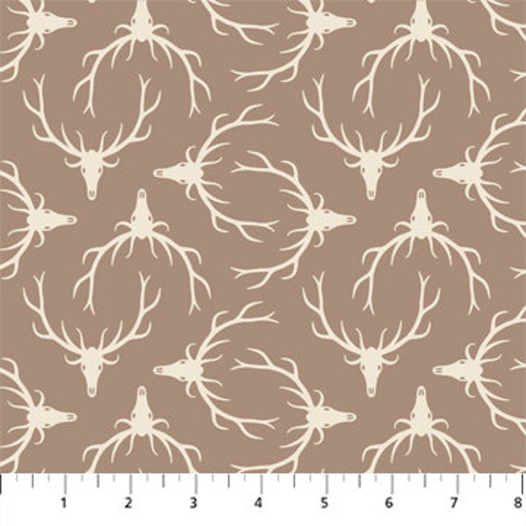 Horizon Bucks on Neutral 90756-34 Quilting Cotton Bucks Pattern - Etsy