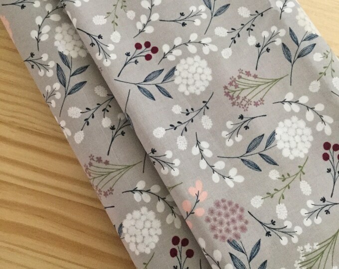 Gray Floral, Fall Floral, Quilting Fabric, Floral, Flowers, Quilting ...