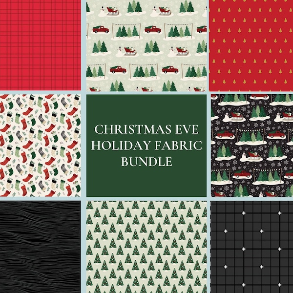 Christmas Fabric Bundle - Etsy