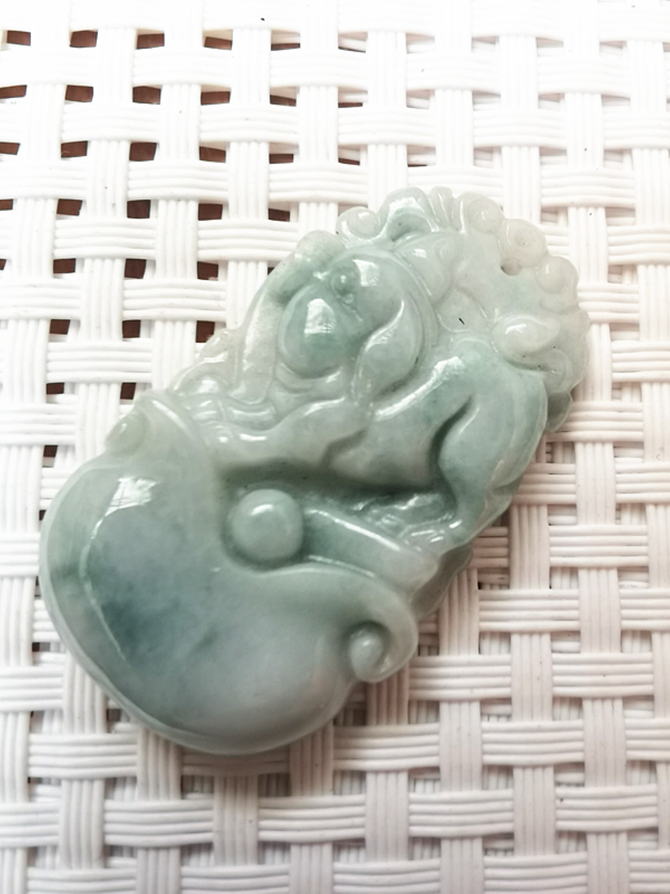 Natural Green Jade Pig Pendant Mascot IMG_20210523_172049 - Etsy UK