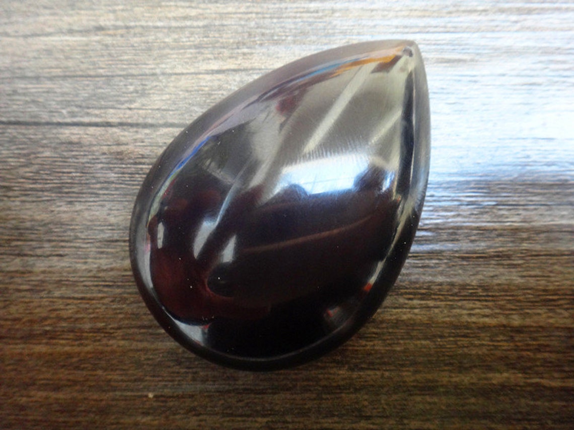 Natural Ice Kind of Rainbow Eye Obsidian Pendant Water Drip | Etsy