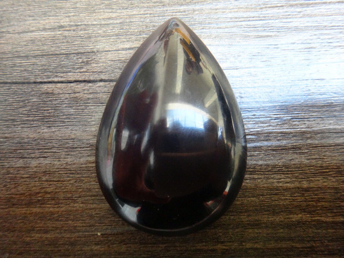 Natural Ice Kind of Rainbow Eye Obsidian Pendant Water Drip | Etsy