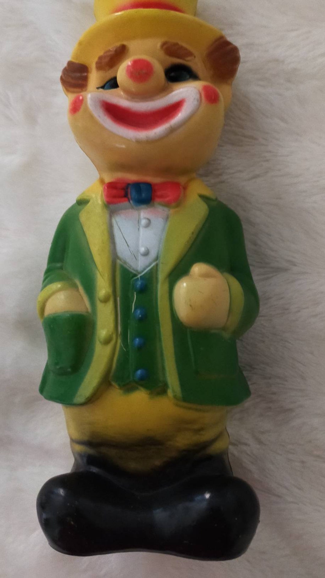 Vintage Plastic Clown Money Box - Etsy