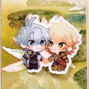 Honkai Star Rail {HSR} | Phainon Mydei Heart Sticker - Clear Vinyl - Etsy