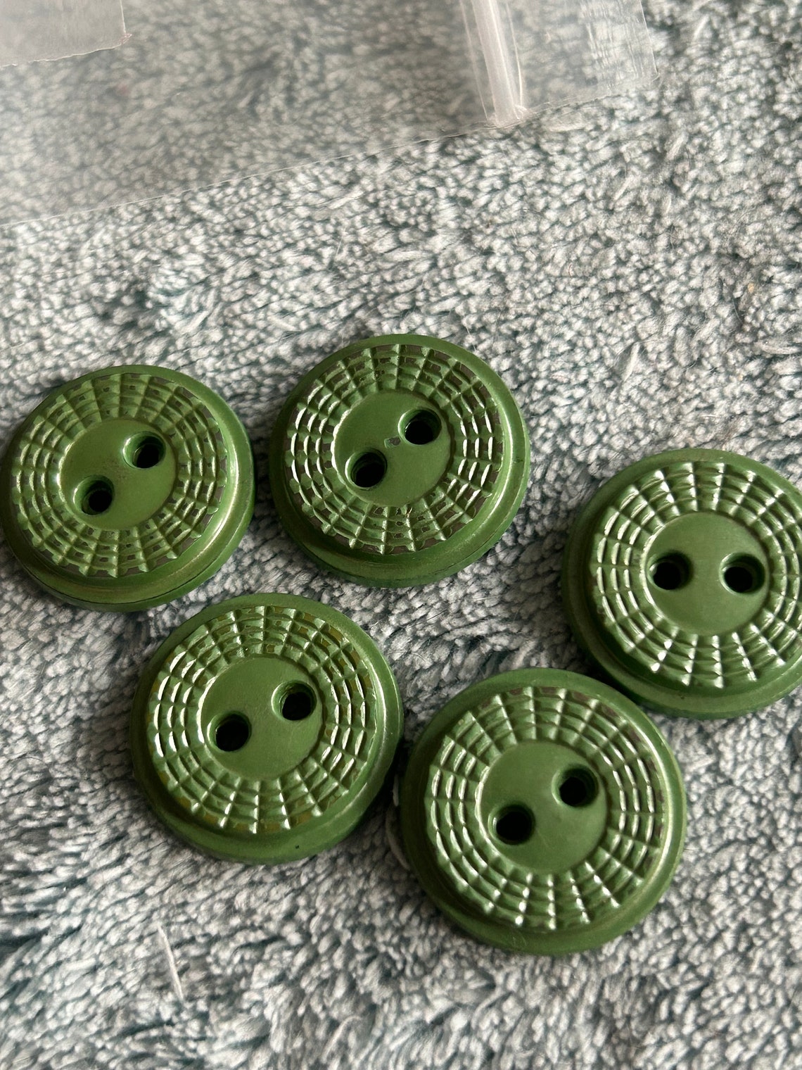 Green Buttons - Etsy