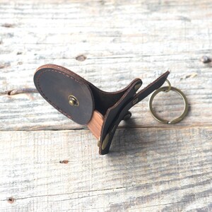 Genuine Guitar Shaped Pick Holder, Genuine Leather Guitar Pick Holder ...