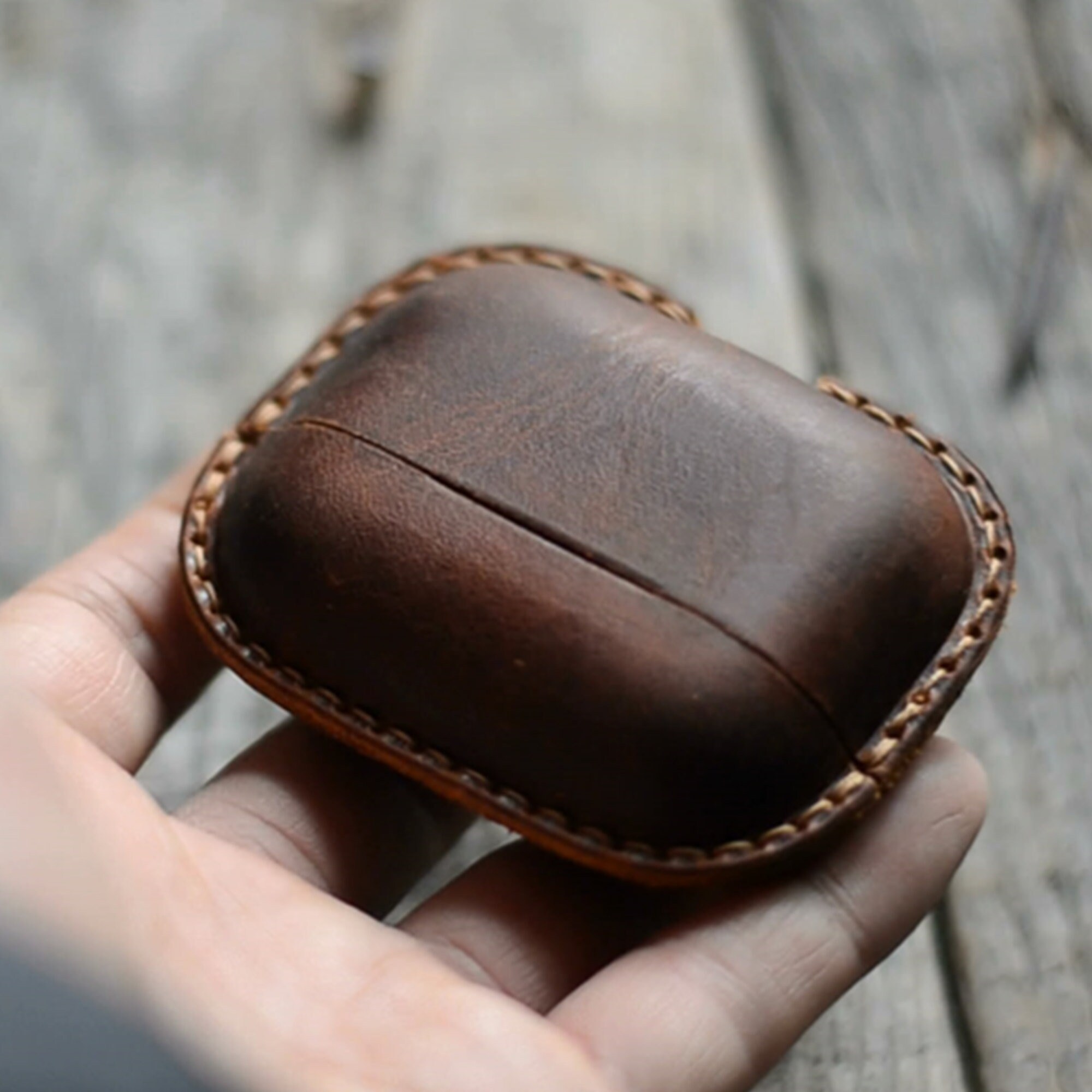 Genuine Leather Distressed Leather for Airpods Pro Full - Etsy