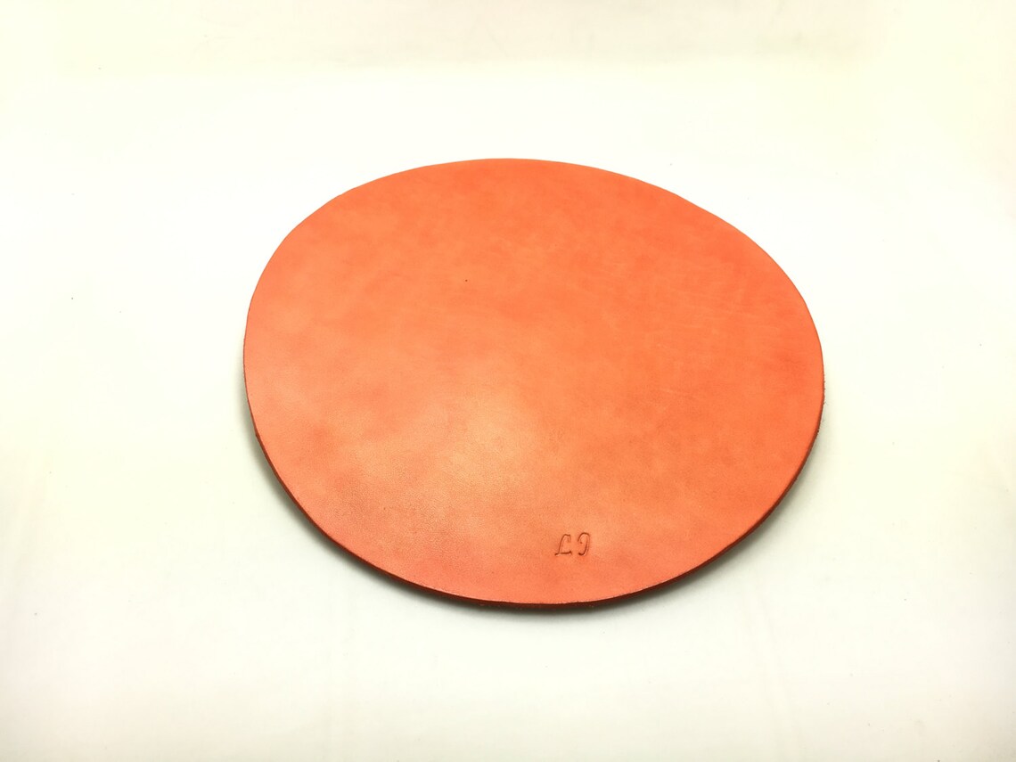 Leather Mouse Pad Mouse Pad Round Circle Leather Mouse Mat - Etsy