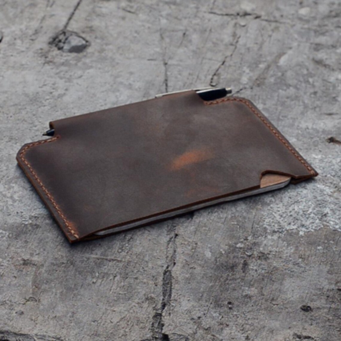 Leather Field Notes Sleeve Wallet Travel Journal Notebooks - Etsy