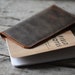 Leather Journal Cover for Field Notes Moleskine Cahier Notebook Pocket ...