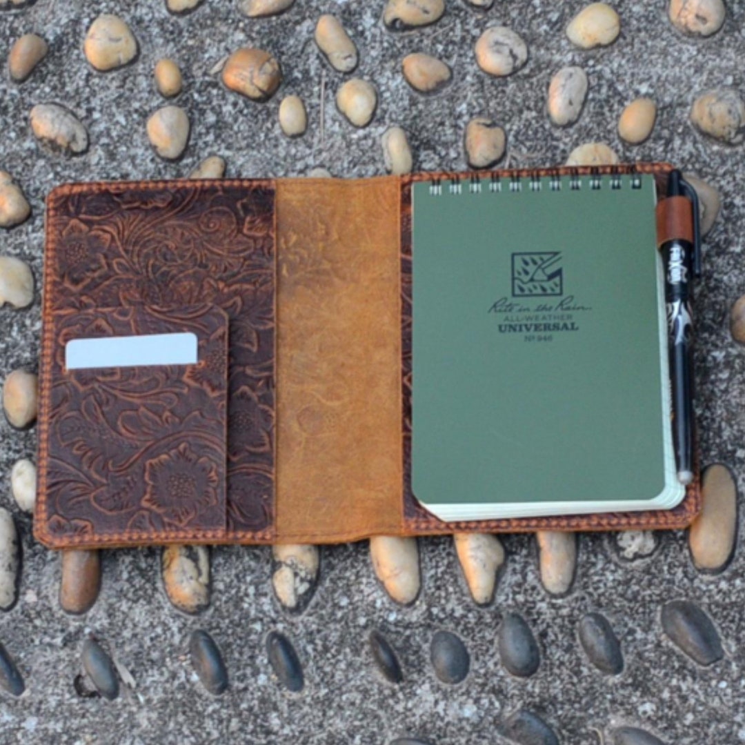 Personalized Genuine Leather Notebook Notepad Cover for Rite - Etsy