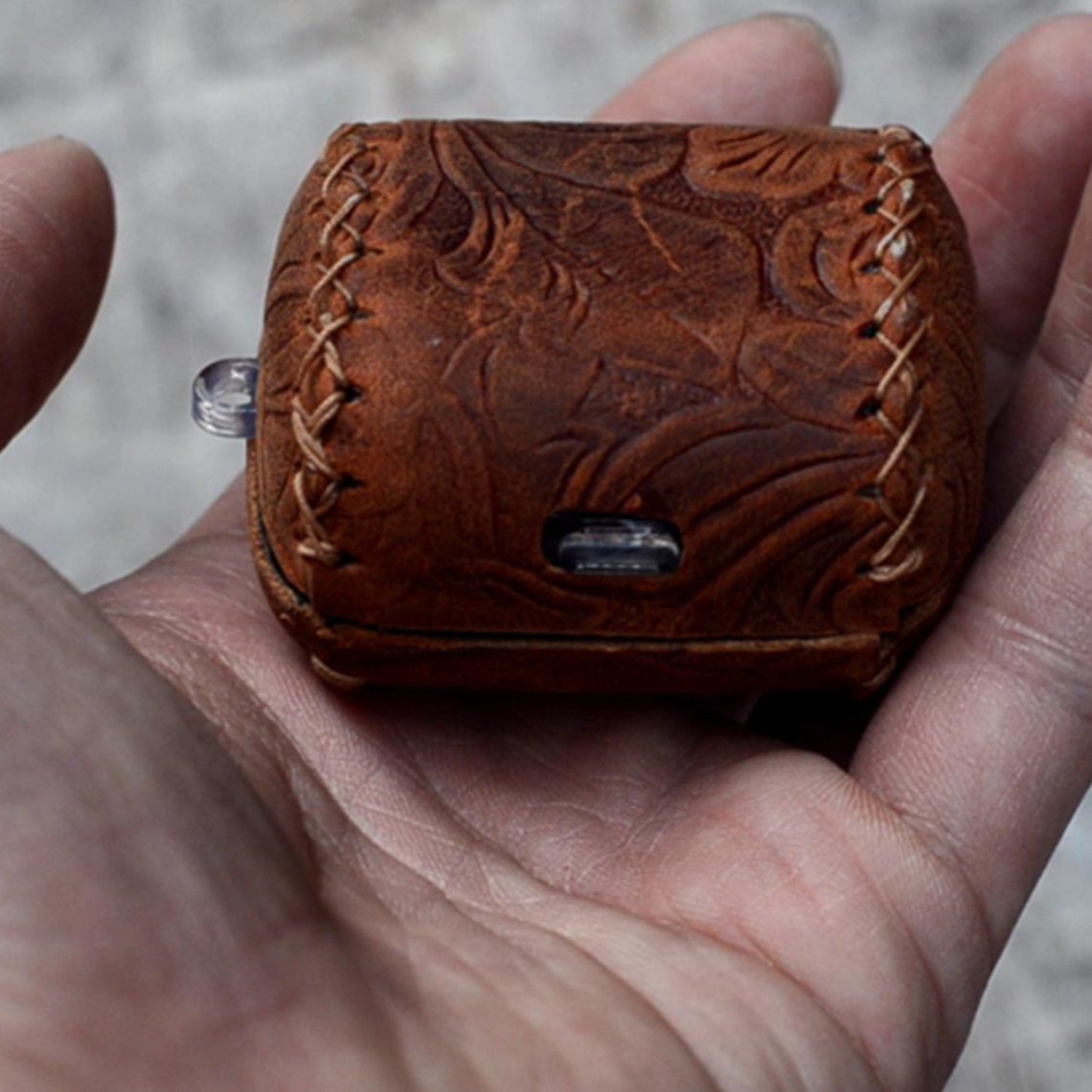 Genuine Leather Distressed Leather for Samsung Galaxy Buds 2 - Etsy