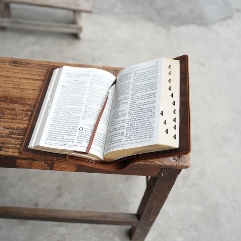 Personalized Leather KJV Bible Leather Cover Case for Christian Art ...