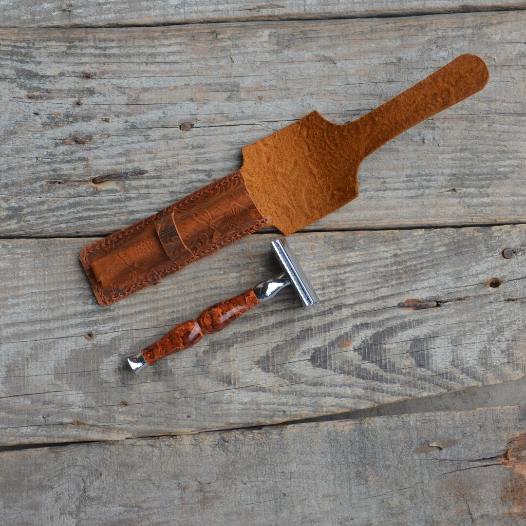 Personalized Leather Taylor of Old Bond Street / Razorock 4 in - 4.5 in ...