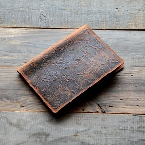 Personalized Genuine Leather Leather Steno Pad 5" X 8" Steno Pad Cover ...