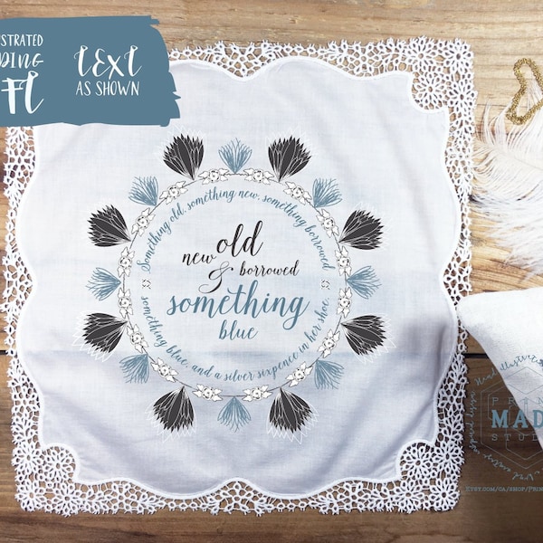 Something Old Something Blue Poem - Etsy