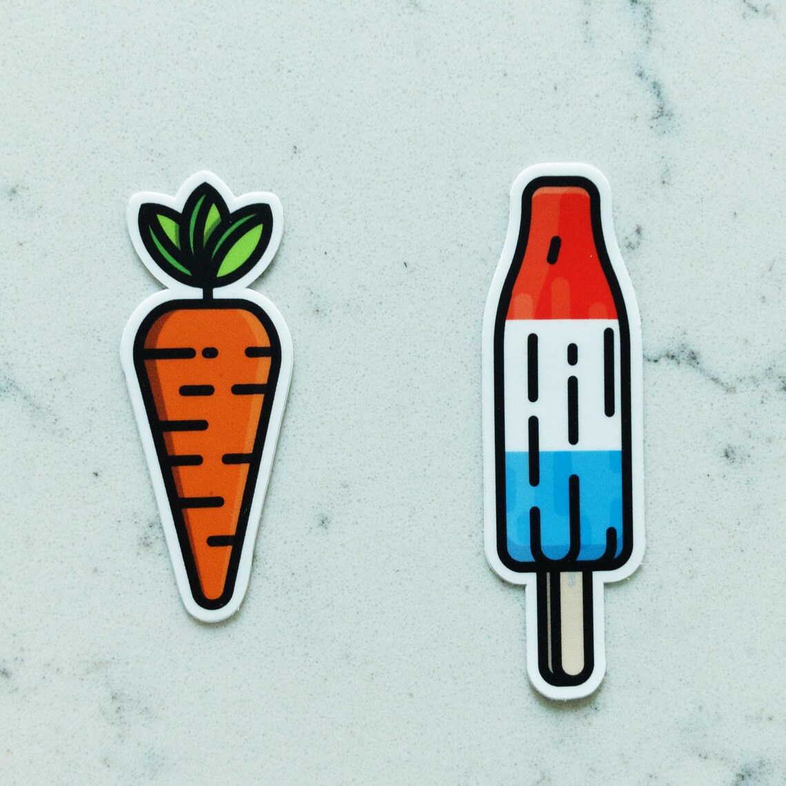 Food Stickers Stickers 5 Pack Food Sticker Set Monthly - Etsy