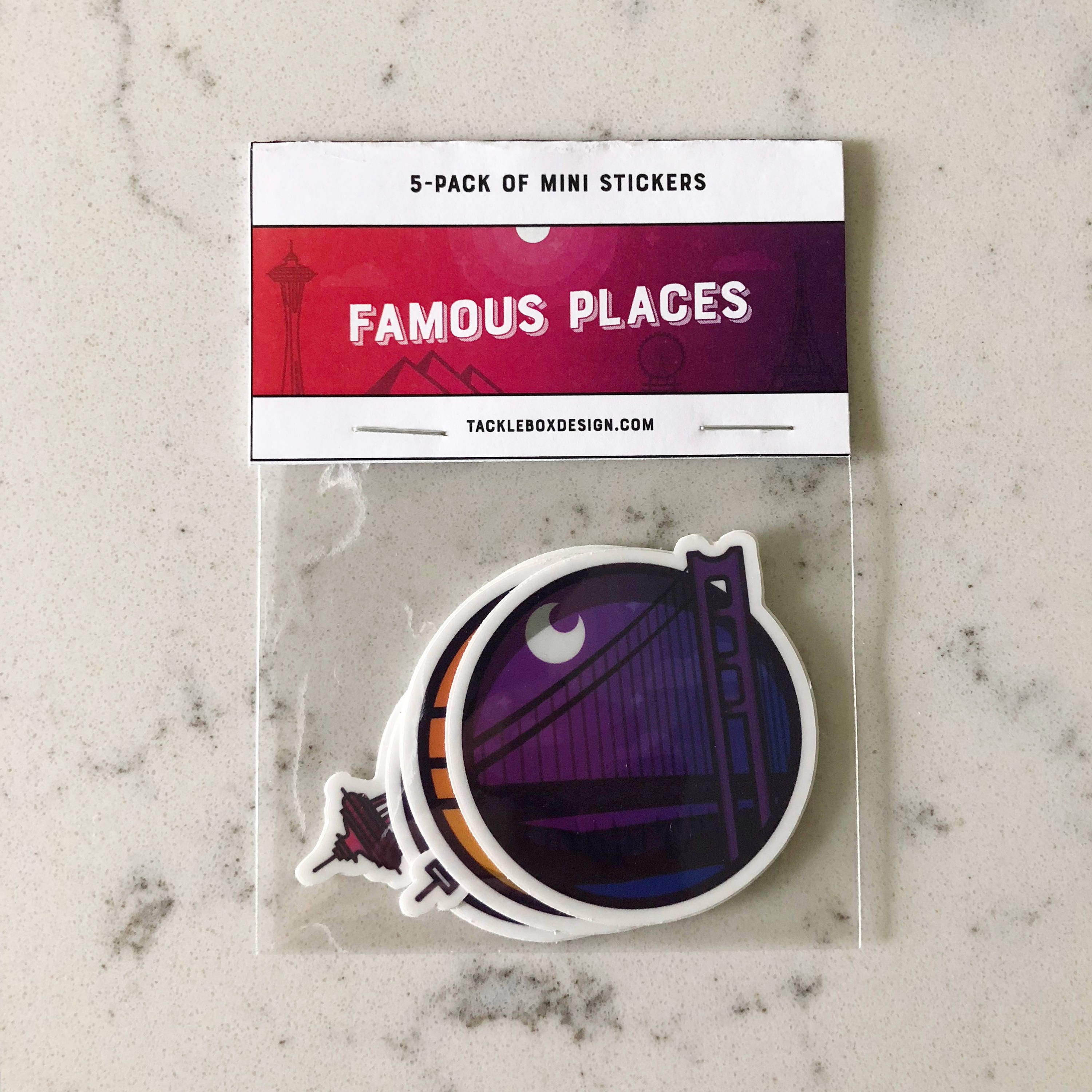 Travel Sticker Pack Famous Places Sticker Pack Travel - Etsy
