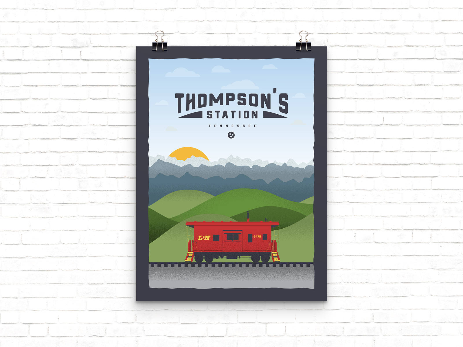 Thompson's Station Tennessee Poster Tennessee Print 18x24 Thompson's ...