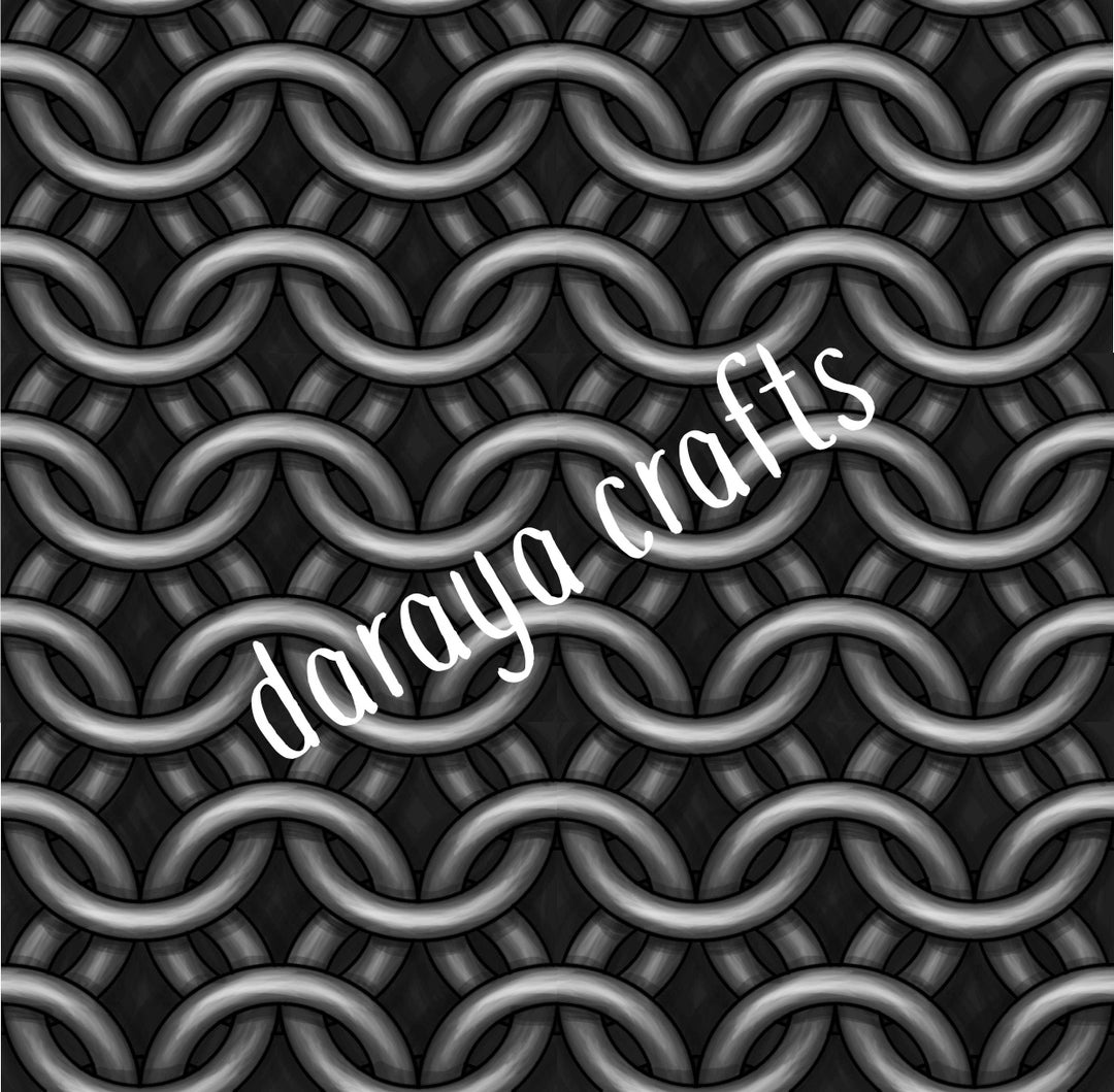 Fabric With Printed Chainmail, Chainmail Fabric, Armor Fabric - Etsy