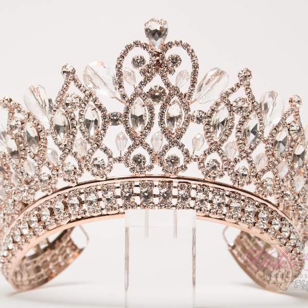 Rose Gold Tiara - Etsy