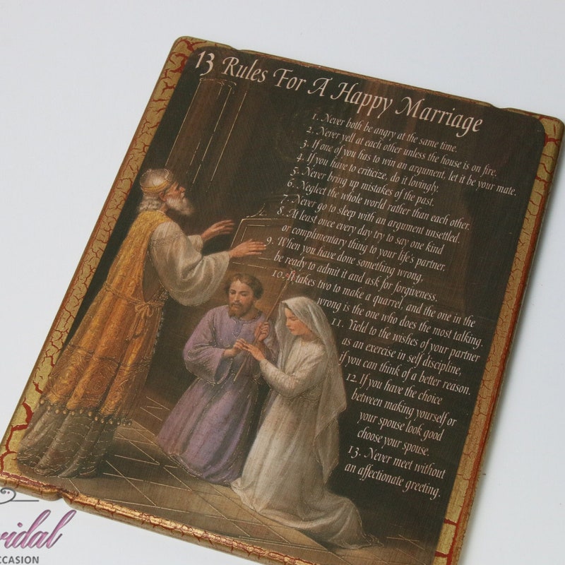 Marriage Rules - Etsy