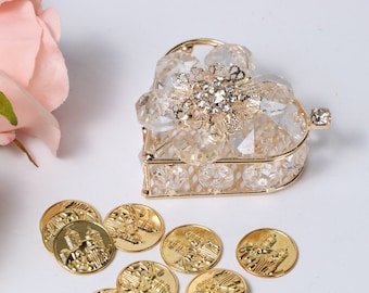 FAST SHIPPING Gold Wedding Arras, Arras De Boda, Unity Coins, Wedding ...